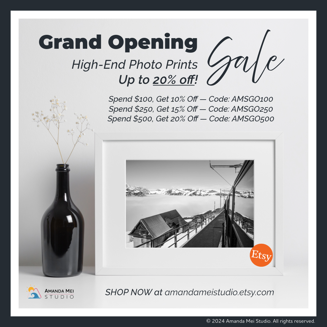 Grand Opening Sale – Amanda Mei Studio